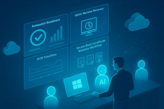 Windows Ignite Updates: Resilience First with Autopatch, QMR, PITR and ...