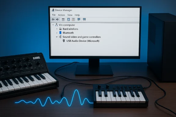 Fix Korg USB MIDI on Windows with the Microsoft USB Audio Device Driver ...