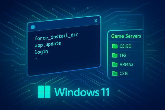 SteamCMD on Windows 11: Complete Guide to Running Multiple Game Servers ...
