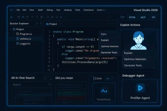 Visual Studio 2026 November Update Delivers Agentic Copilot Workflows ...