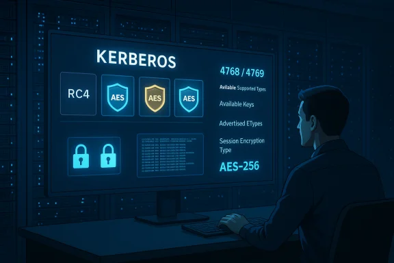 Remove RC4 in Windows Kerberos with New Audit Fields and Remediation Tools | Windows Forum