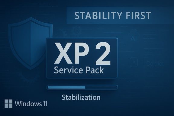 Windows 11 Needs an XPSP2 Moment: Stabilize Before AI Blooms | Windows ...