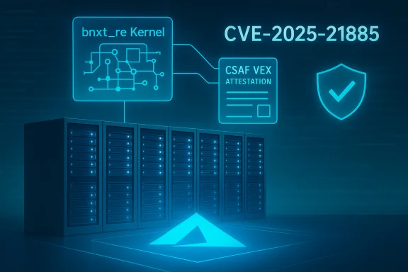 Azure Linux CVE-2025-21885 Attestation and Microsoft VEX Mapping ...
