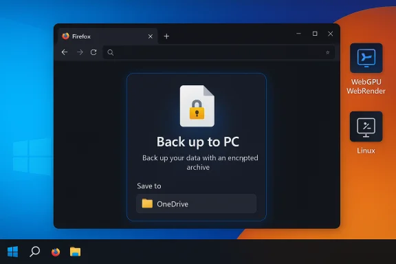 Firefox 146: Backup Assistant for Windows and Cross Platform Rendering Upgrades | Windows Forum