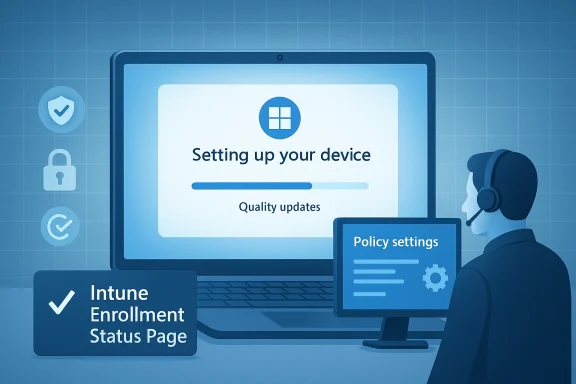 Enable Windows quality updates in OOBE with Intune ESP: pros and cons ...