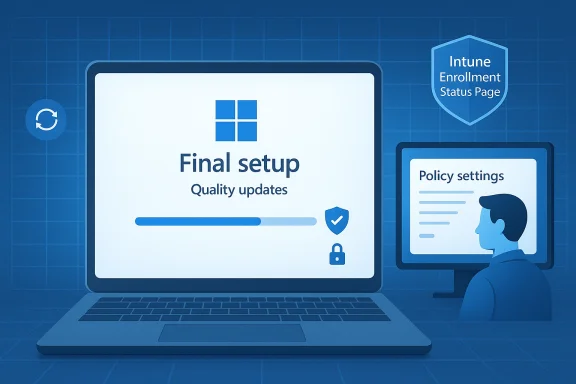 Enable Windows quality updates in OOBE with Intune ESP: pros and cons ...