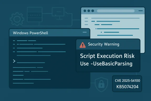 CVE-2025-54100 PowerShell Command Injection Patch and Guidance | Windows Forum