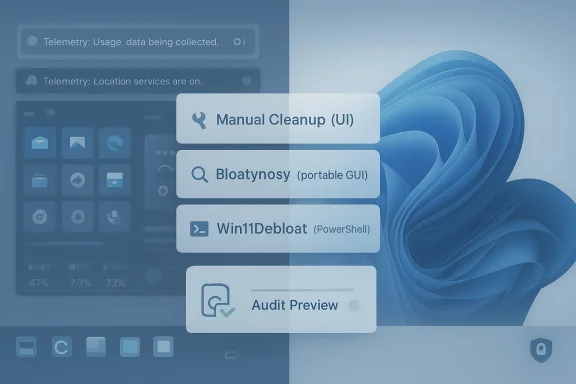 How to Debloat Windows 11 Safely with Manual Cleanup Bloatynosy and ...