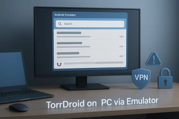 TorrDroid on PC: Emulator Tips, Security and Native Alternatives ...