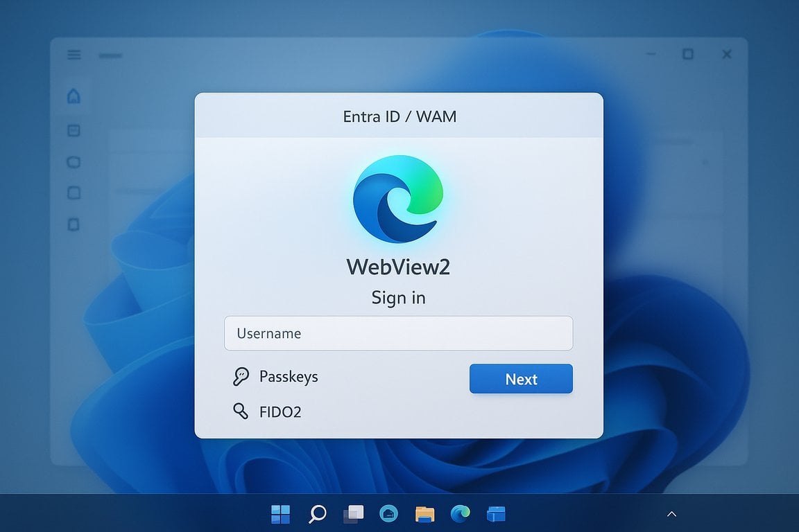 WebView2 powers Entra ID sign-ins on Windows 11: what IT teams should ...