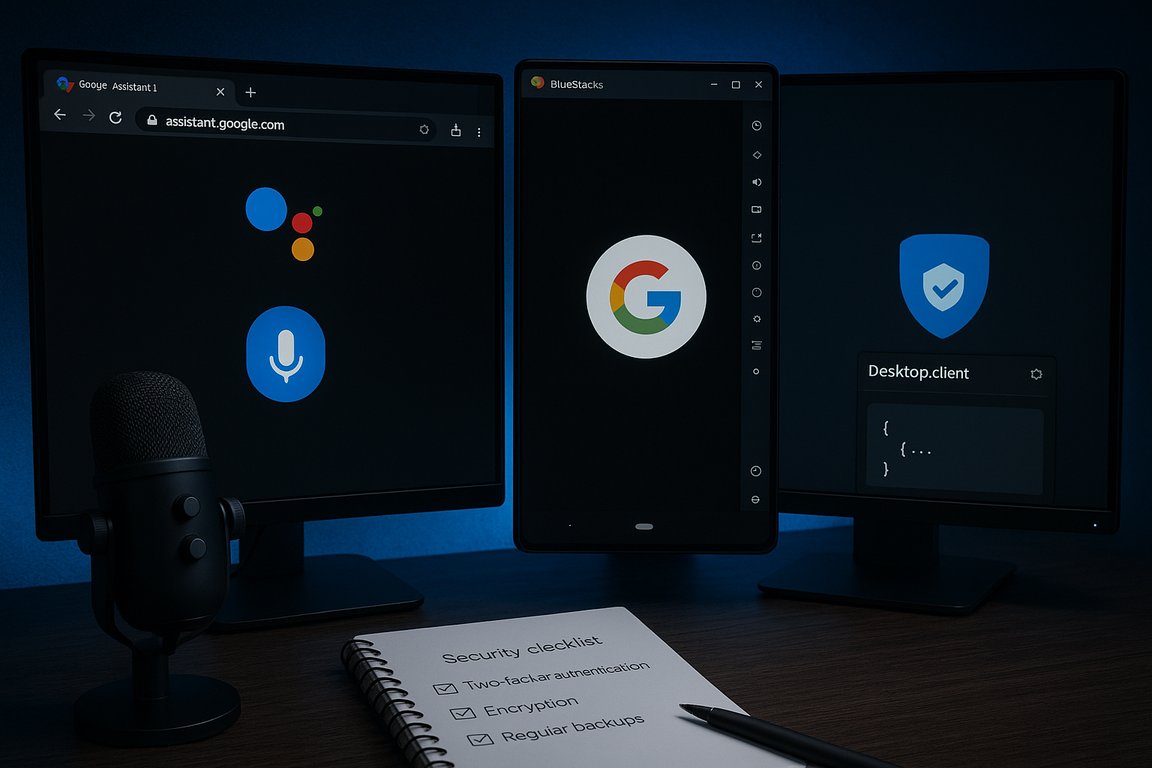 Run Google Assistant on Windows: Web, Emulators, and Unofficial Desktop ...