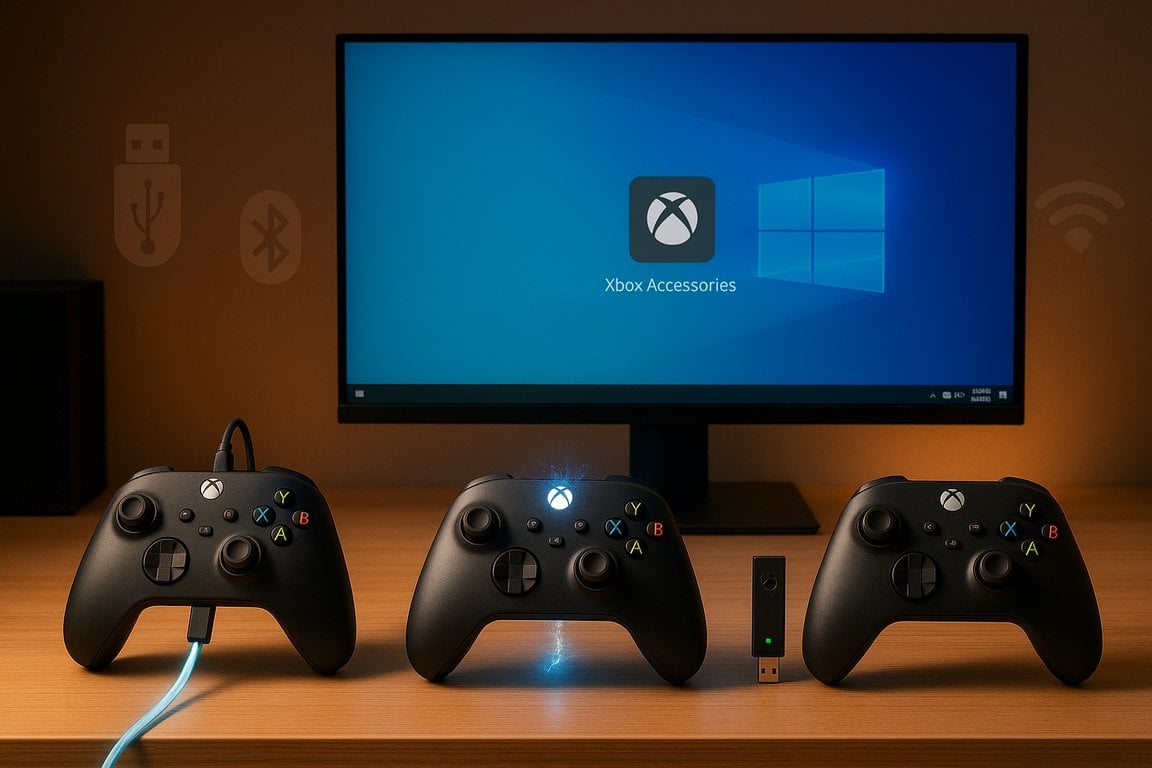 Connect Xbox Controller to Windows 10/11: Wired USB, Bluetooth, or Xbox ...
