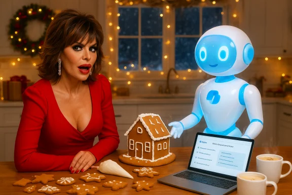 Lisa Rinna in Copilot Eggnog Mode: A Persona First Holiday AI Campaign ...