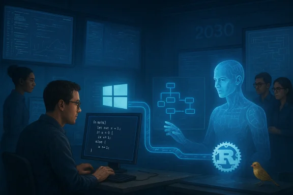 Microsoft Rust for Windows: AI aided research, not a Windows rewrite ...