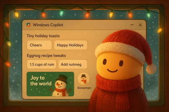Eggnog Mode: Holiday Persona in Microsoft Copilot with Mico Avatar ...