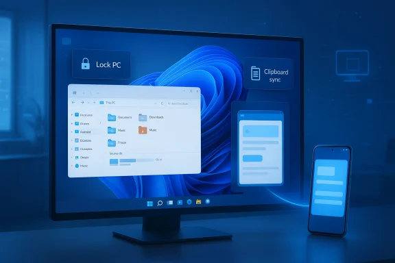 Windows 11 Android integration deepens with Lock, file transfer and ...