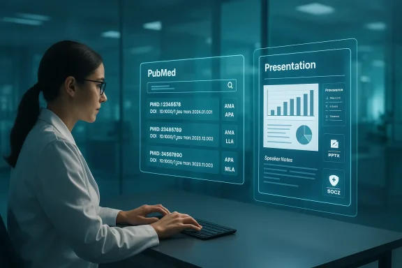 MACg AI Scientific Slide Generator: Fast, Citation Correct Medical ...