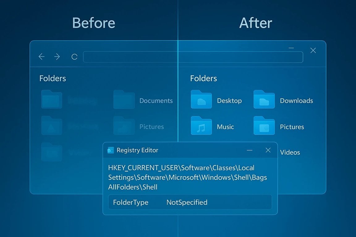 Speed Up Windows 11 File Explorer by Disabling Automatic Folder Type ...