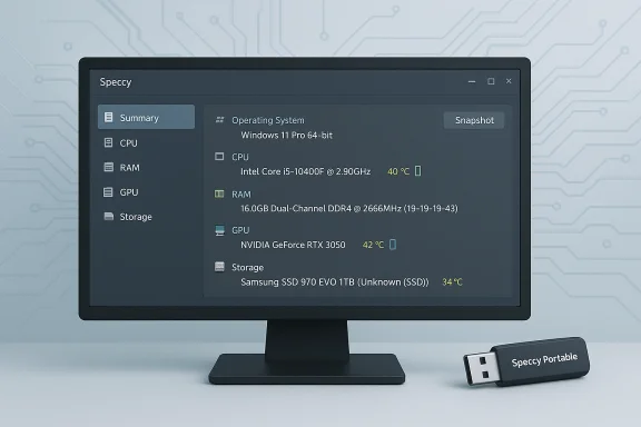 Speccy Essentials: Quick, Clear PC Hardware Snapshots for ...