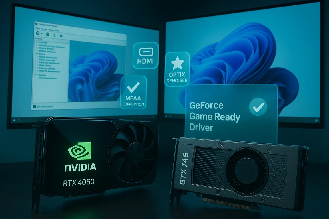 GeForce Game Ready Driver 536.40 WHQL: RTX 4060 Support and GTX 745 ...