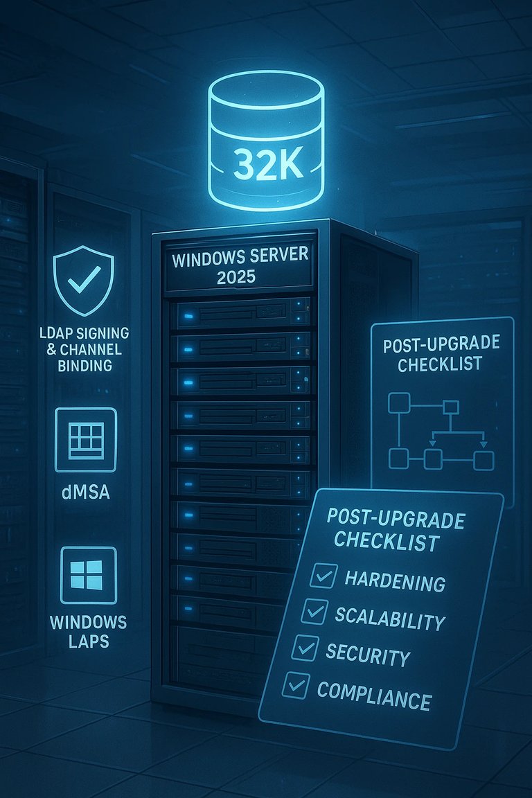 Post-Upgrade Checklist for Windows Server 2025 Domain Controllers ...