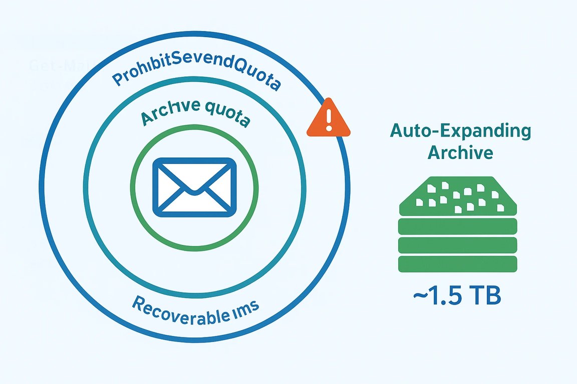 Exchange Online Mailbox Quotas: Primary, Archive, and Auto-Expanding ...