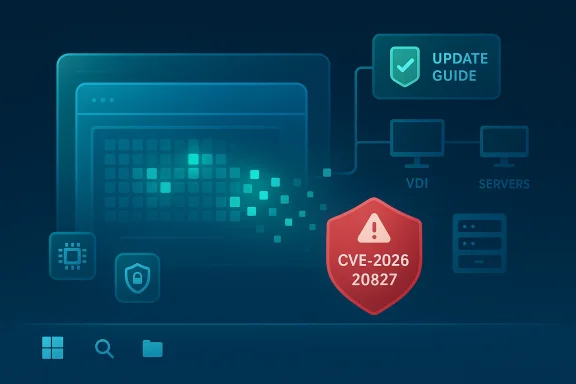 Patch Alert: CVE-2026-20827 TWINUI Information Disclosure in Windows ...
