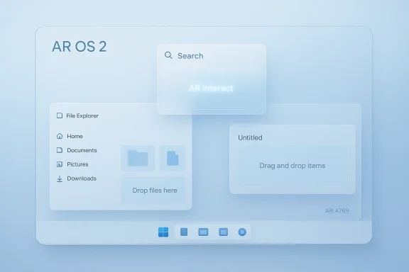 AR OS 2: A Minimal, AI-First Windows Concept for Lite and Pro PCs ...