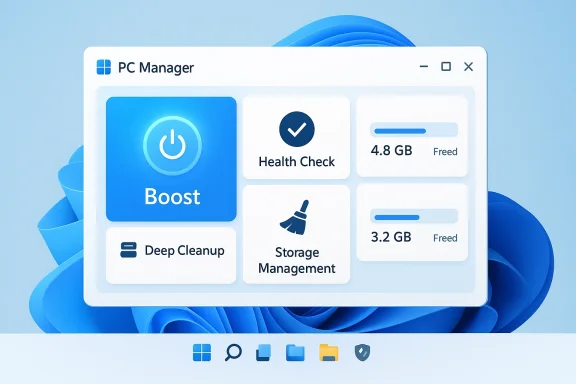 Microsoft PC Manager review: one-click cleanup to speed Windows ...