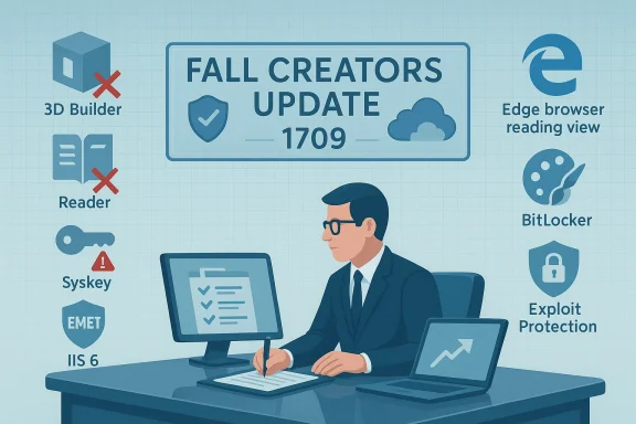 Windows 10 Fall Creators Update: Removed Features and Migration Guide ...