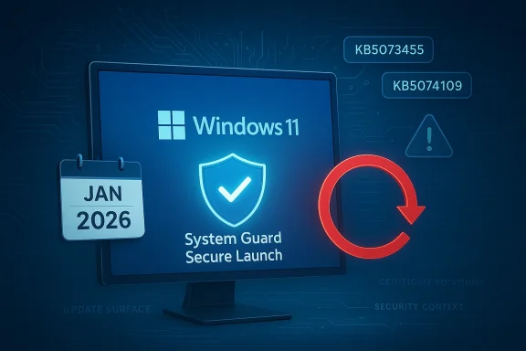 Windows 11 Shutdown Bug in January 2026 Update with Secure Launch ...