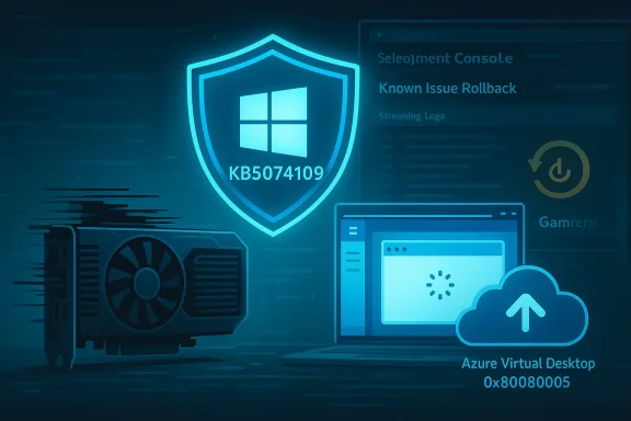 Windows 11 KB5074109: Security Update Brings GPU Black Screens, Outlook and AVD Issues | Windows ...