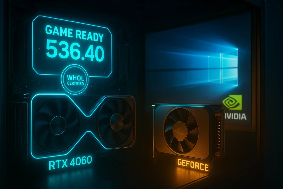 NVIDIA GeForce Game Ready Driver 536.40 Adds RTX 4060 Support and ...