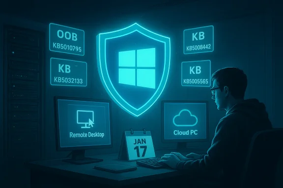 Windows 11 January 2026 Patch: OOB Fixes for Remote Desktop and Secure ...