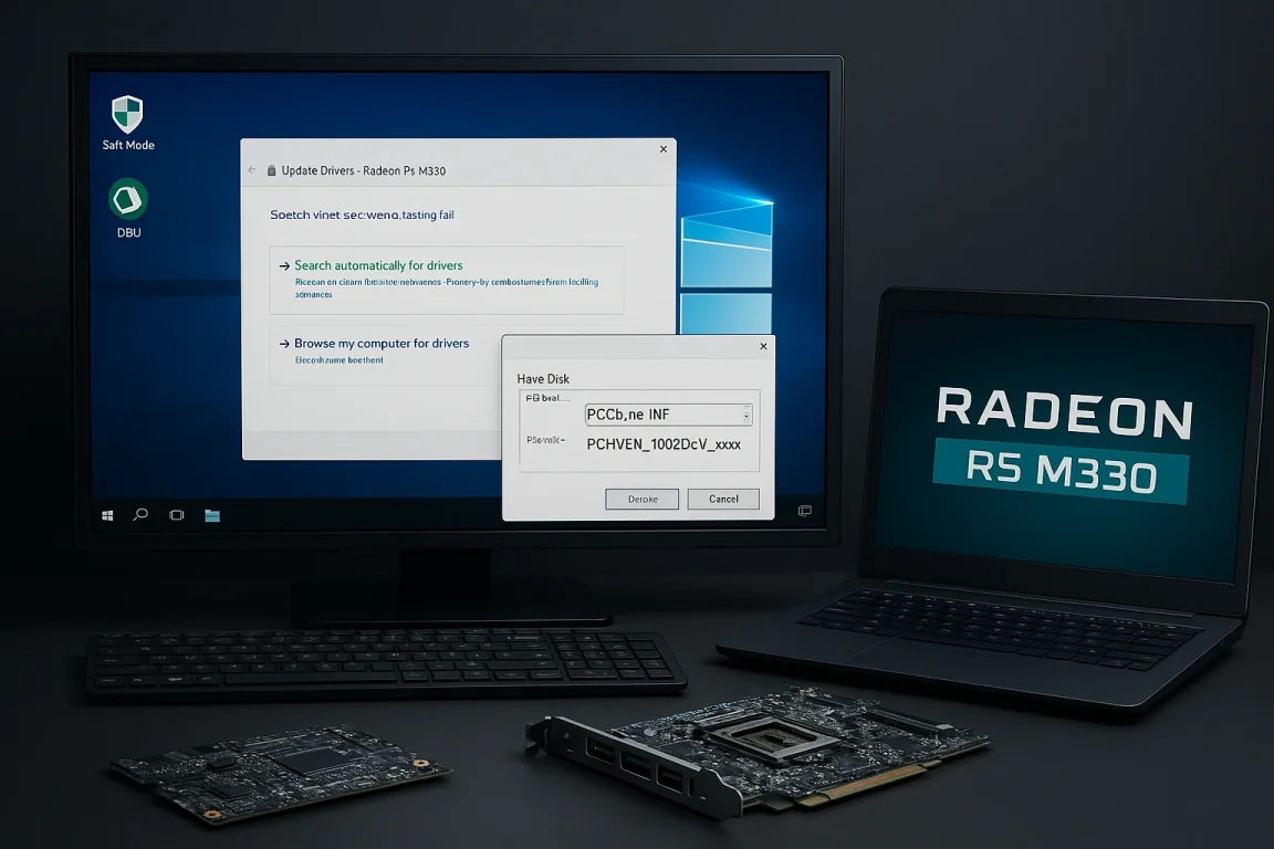 Safe Driver Recovery for Radeon R5 M330 on Windows 10 64-bit | Windows ...