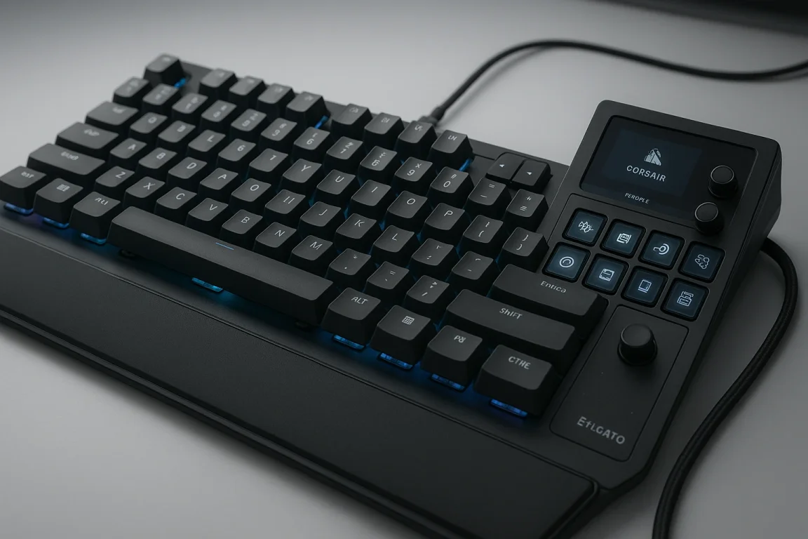 Corsair Galleon 100 SD Review: Keyboard with Built‑in Stream Deck ...