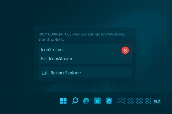 ThrottleStop 9.7 Windows 11 Tray Icon Fix: Update, Clear TrayNotify ...