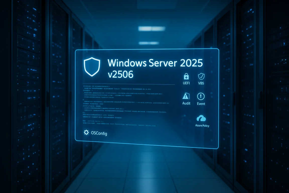 Windows Server 2025 v2506 Baseline: Leaner Settings and Enhanced ...