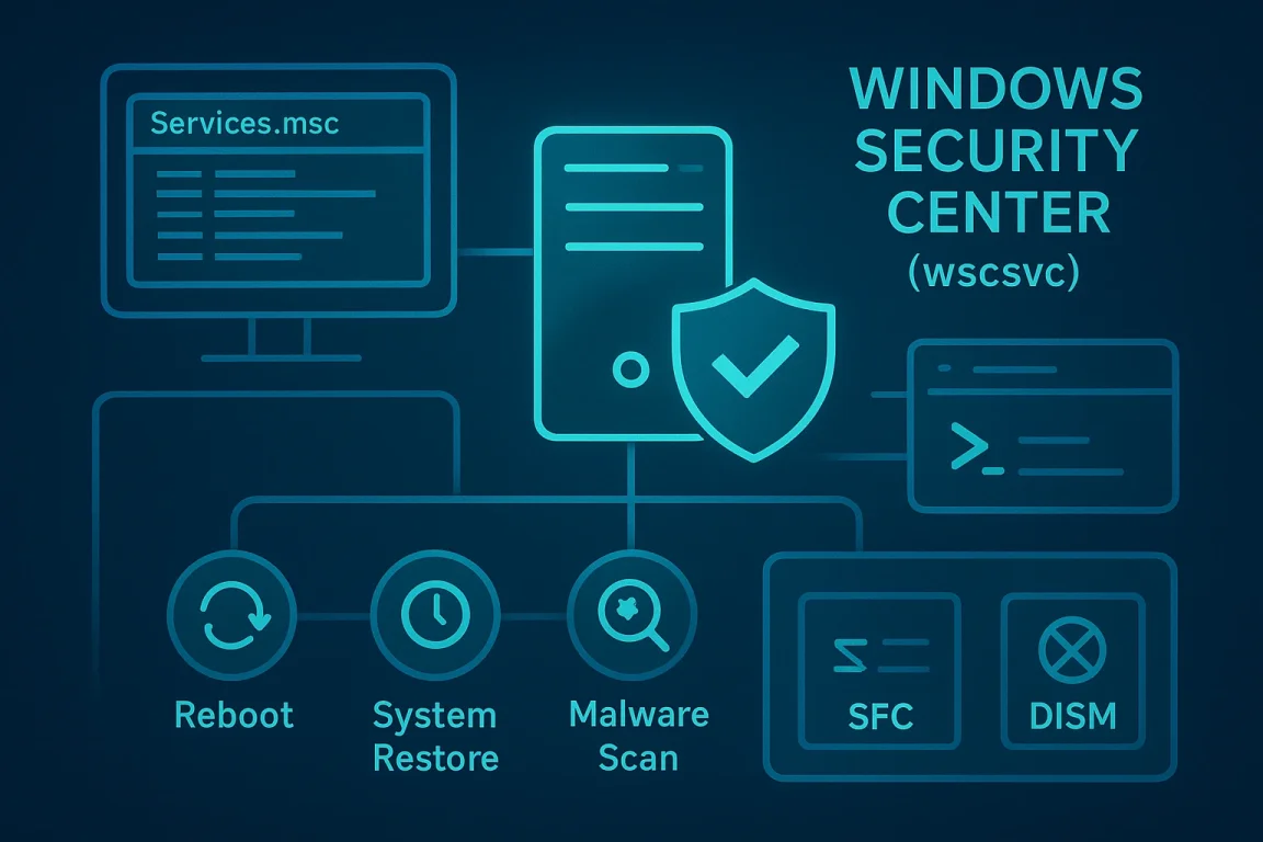 Fix Windows Security Center: Step by Step wscsvc Troubleshooting Guide ...