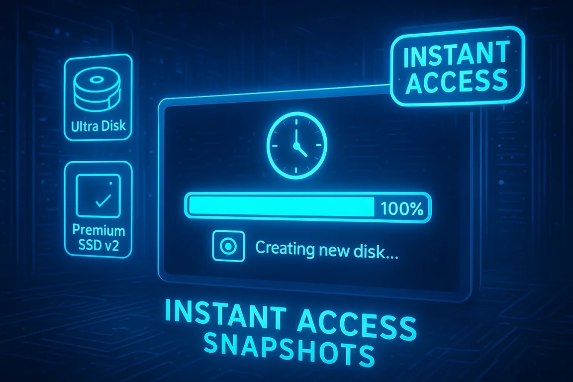 Azure Instant Access Snapshots: Fast Hydration for Ultra Disk and ...