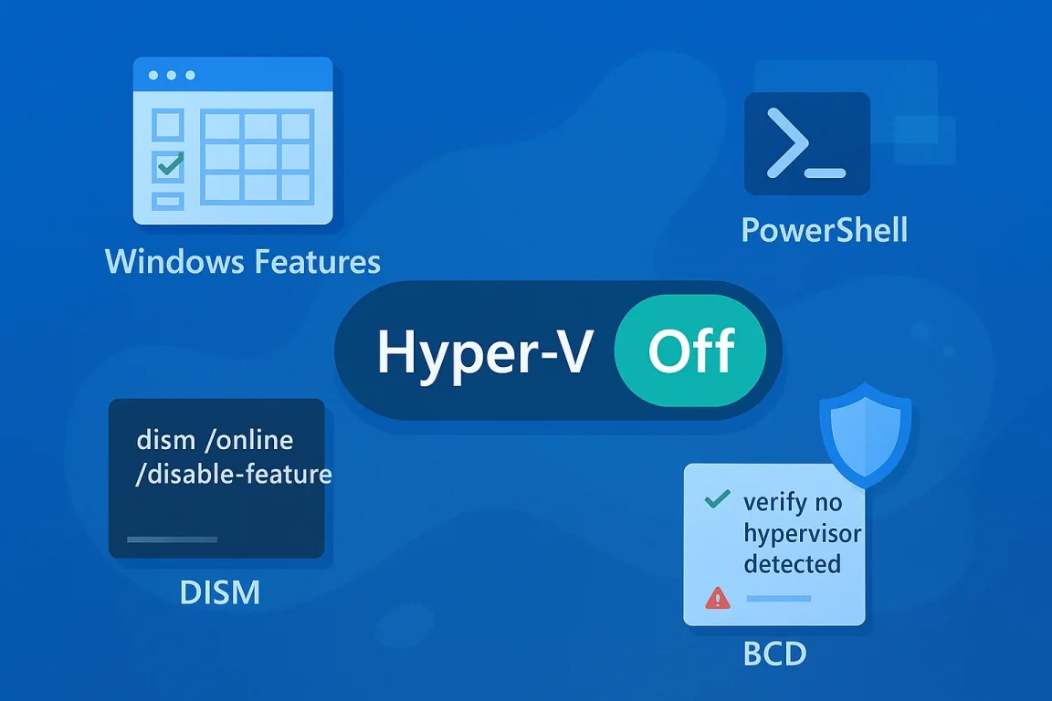 Safely Disable Hyper-V on Windows 11: 4 Clear Methods and Best ...