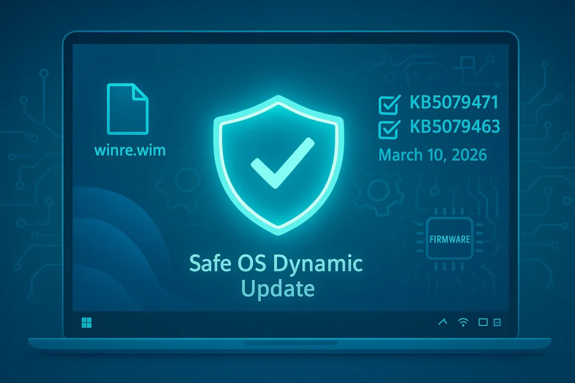 Microsoft Quietly Pushes Safe OS WinRE Refreshes for Windows 11 March ...