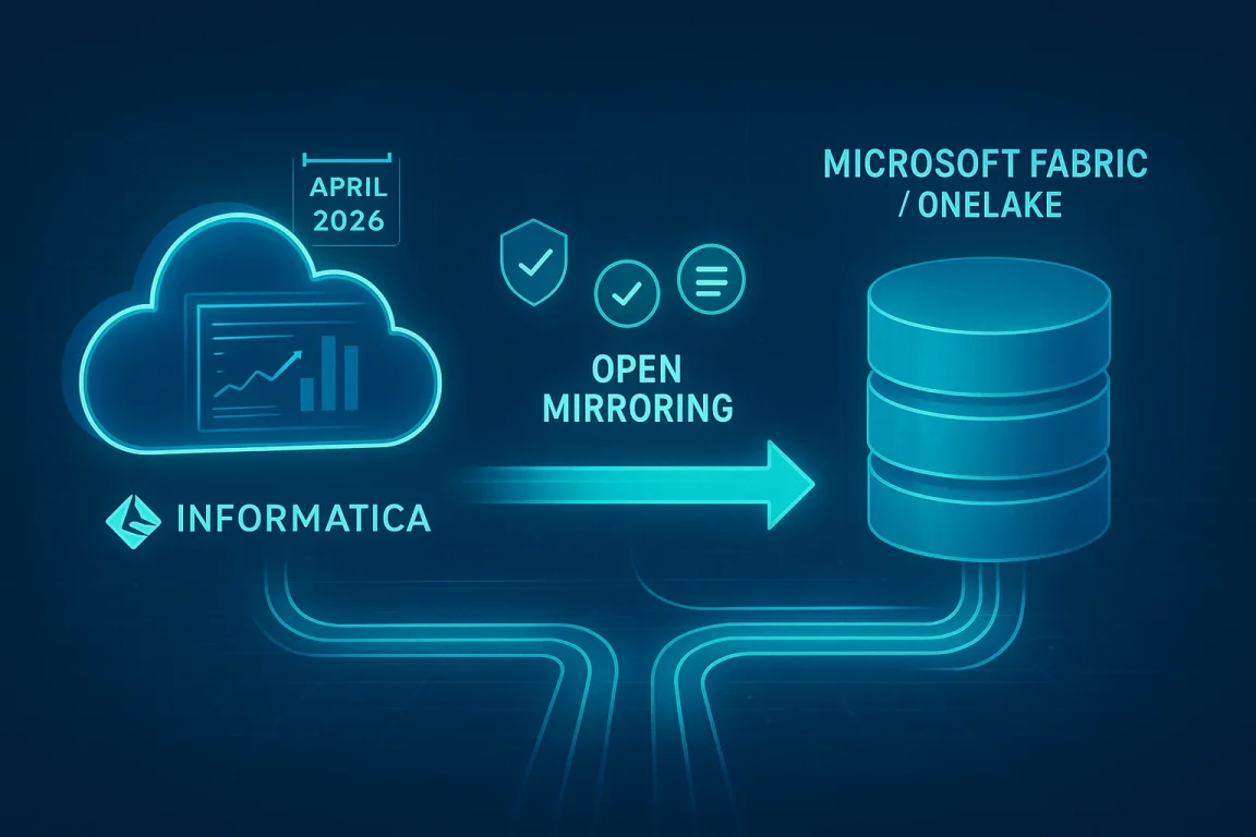 Informatica IDMC Adds Microsoft Fabric Open Mirroring (GA April 2026 ...