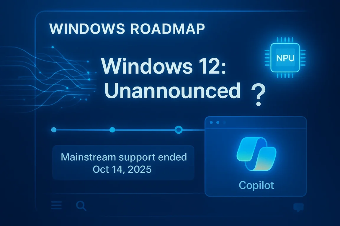 No Windows 12 Confirmed Yet: 2026 Rumors, AI PCs, and Migration to ...